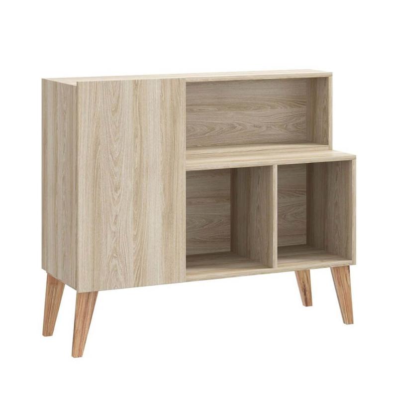 Rack Aparador 1 Porta 3 Nichos Aveiro Lilies Móveis - BE Mobiliário ...