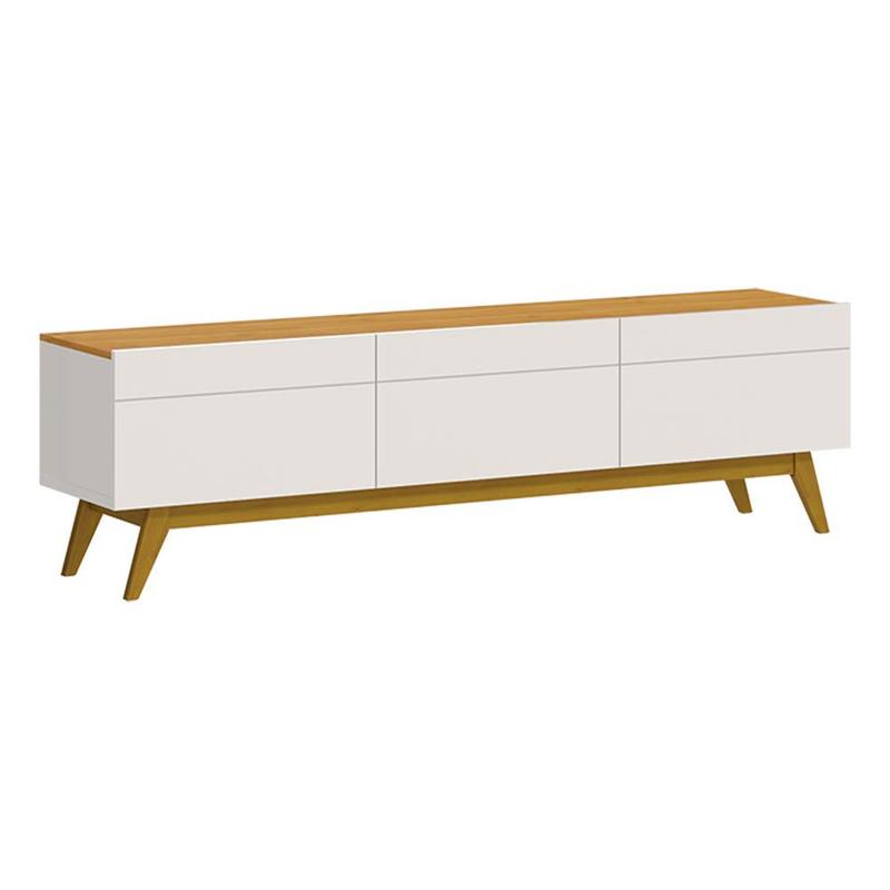 Rack Bancada 3 Gavetas 180cm Amy Off White/Nature - Gran Belo - Rack ...