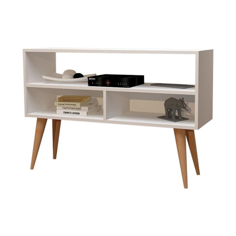 Rack Com Ninchos Chile Branco - Moveise - Rack - Magazine Luiza