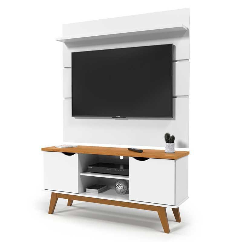 Rack com Painel Para TV 46 Polegadas 140cm Prism 1.4 Patrimar Branco ...