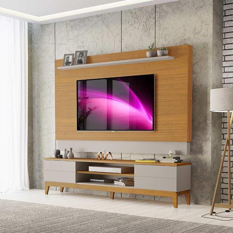 Rack com Painel para TV até 75 polegadas: Modelo Mani Freijó - Luapa ...