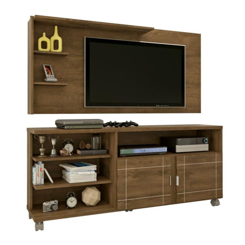 Rack com Painel Rio de Janeiro 2 Portas Atualle - Rack com Painel ...