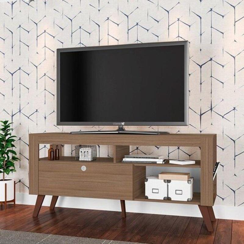 Rack Com Porta Revistas Para Tv Ate 55' Montreal - Art in Móveis - Rack ...