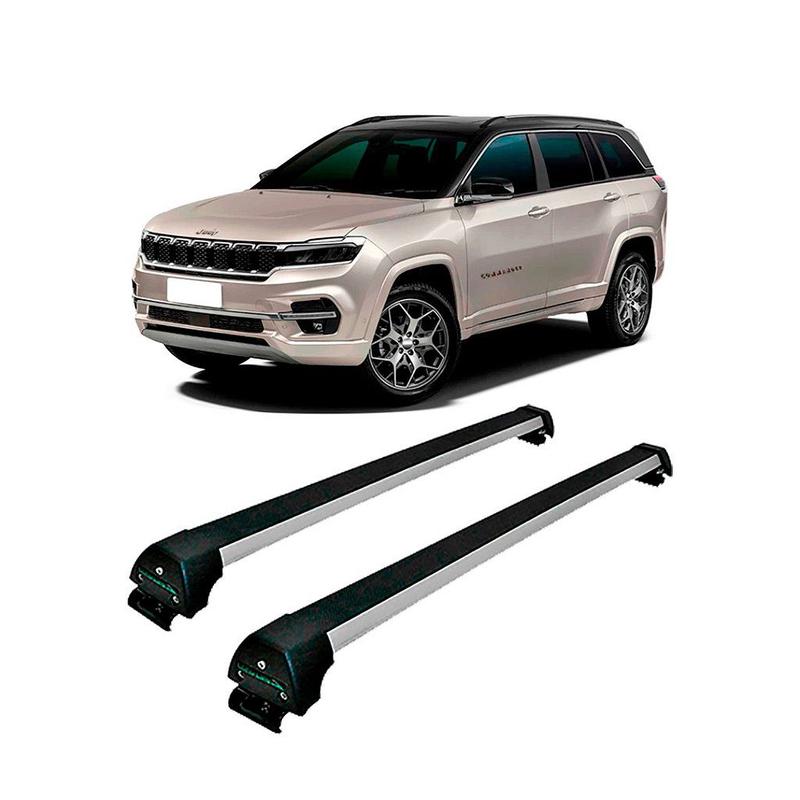 Rack De Teto Alumínio Jeep Commander 2022/ 2023 Com Longarina - Long ...