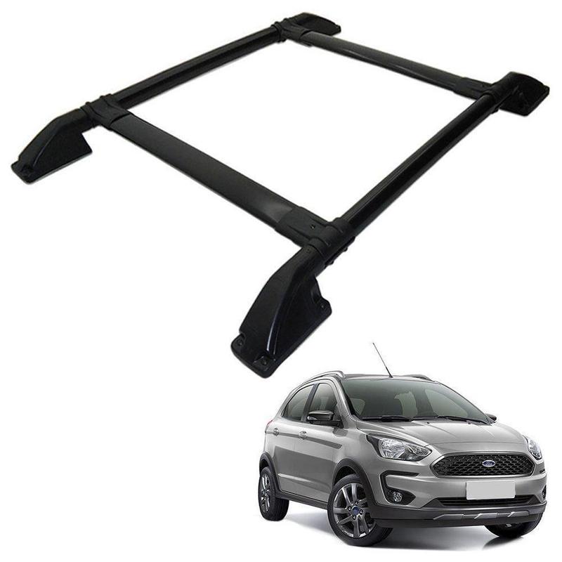 Rack De Teto Bagageiro Ford Ka 2014 a 2020 Tubolar Preto - Track - Rack e Suporte - Magazine Luiza