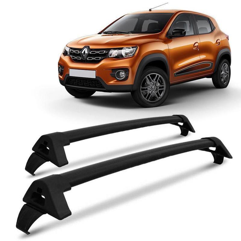Rack De Teto Kwid 2018 a 2020 Aluminio Preto Projecar - Rack e Travessa ...