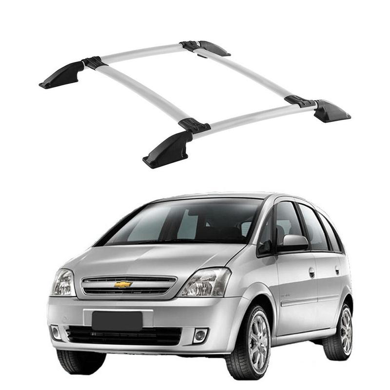 Rack de Teto Meriva 2003 a 2012 Prata Parafusado - Track - Rack e ...