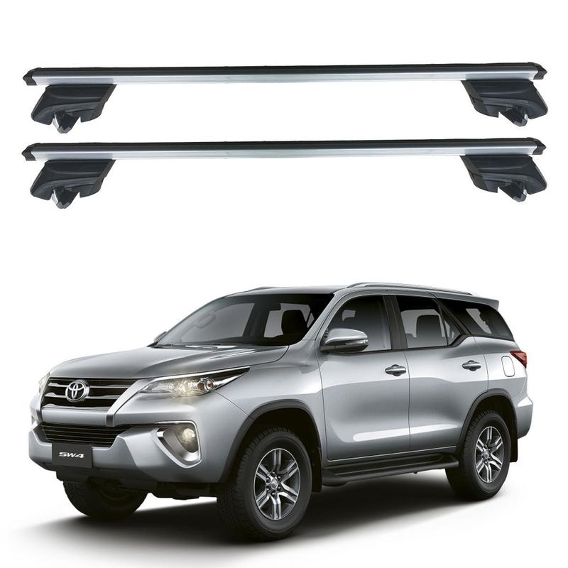 Rack de Teto Travessas Hilux SW4 Eqmax Beta Alumínio Prata - Rack e ...