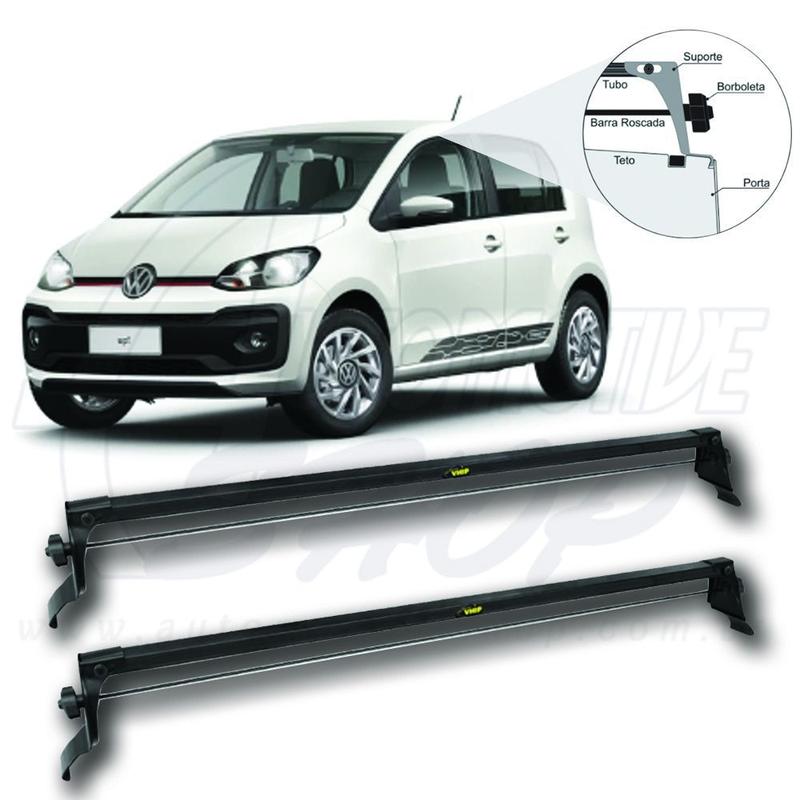 Rack de Teto Vhip Fix.Porta VW UP 4 portas todos C.973 - Automotive ...
