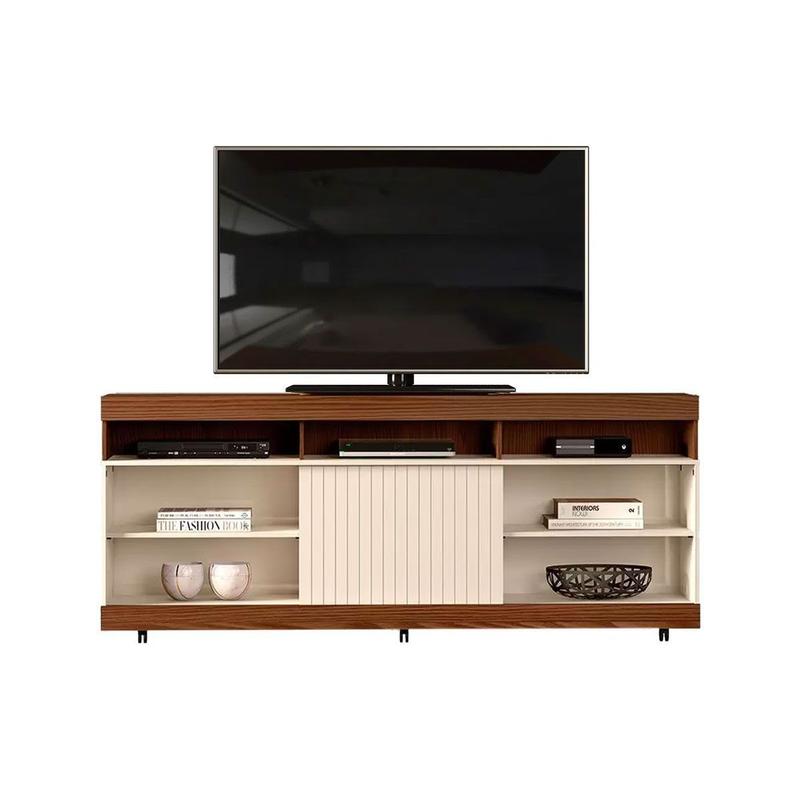 Rack DJ Dili/Lev c/ 1P p/ TV de até 65 Marroquim/Off White - DJ Móveis ...