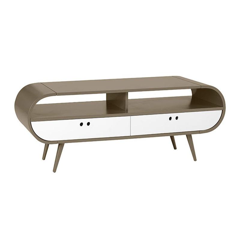 Rack Dream 2 GV Cinza e Branco - Maxima - Rack - Magazine Luiza
