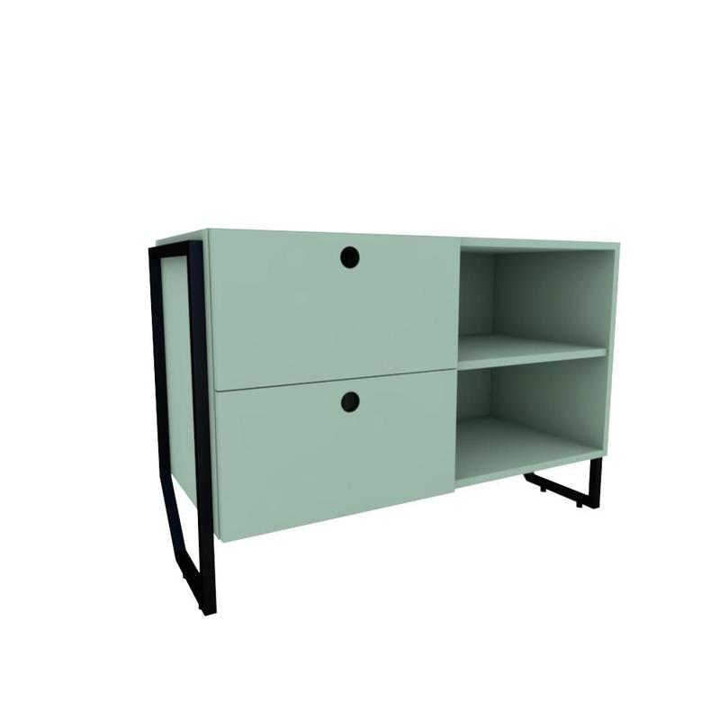 Rack Frame - 2 Gavetas 1 Nicho L.88cm - Kolla Mobília - Rack - Magazine ...
