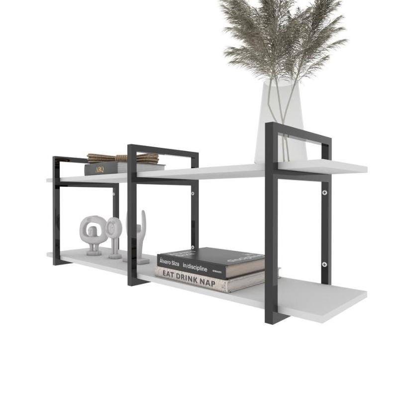 Rack industrial home parede hack bancada rack rak branco off white ...