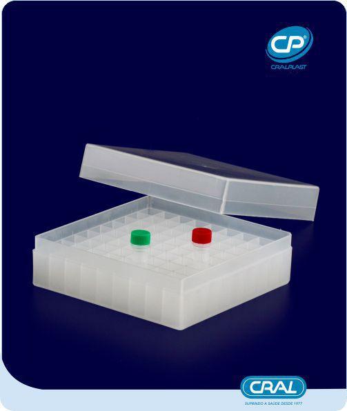 Rack Para 81 Tubos 1,5ml a 2,0ml Transparente - CRAL - Material Médico ...
