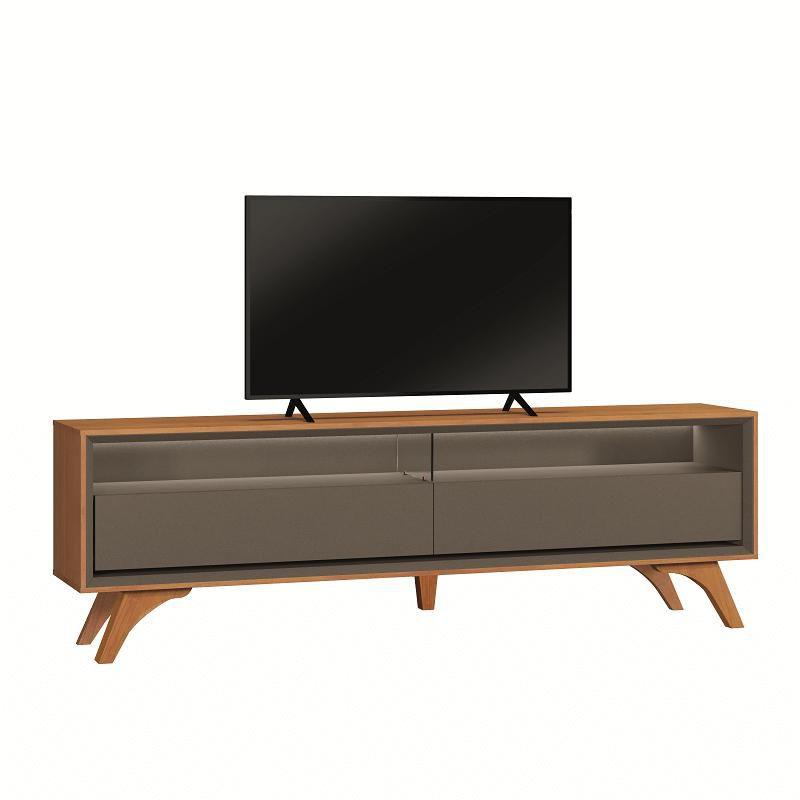 Rack Para Tv 75 Polegadas Com Led 2 Gavetas Austria Platinum - Mavaular ...