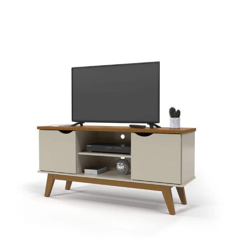 Rack Para TV Até 32" 2 Portas 1 Prateleira Pés Palito Retrô - Patrimar ...