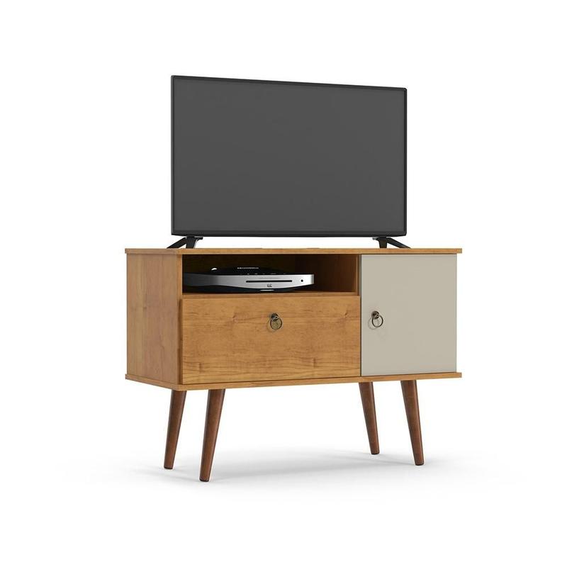 Rack Para TV Até 32" 2 Portas Retrô Pé Palito Home Moderno - Patrimar ...