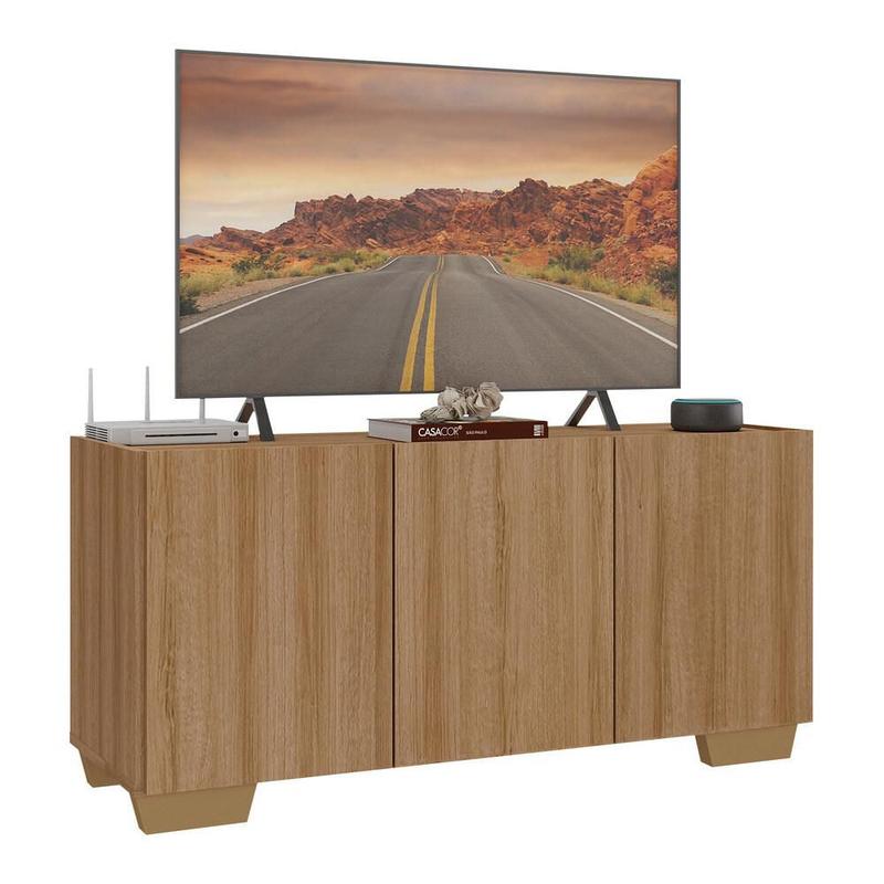 Rack para TV até 32 Polegadas com 3 Portas Multimóveis MP1068 - Rack ...