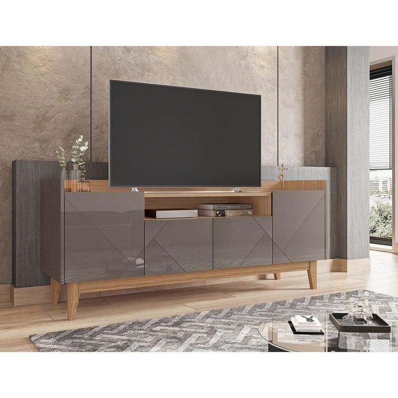 Rack Para TV Até 55 Pol Adria Casa D Com 4 Portas - Rack - Magazine Luiza