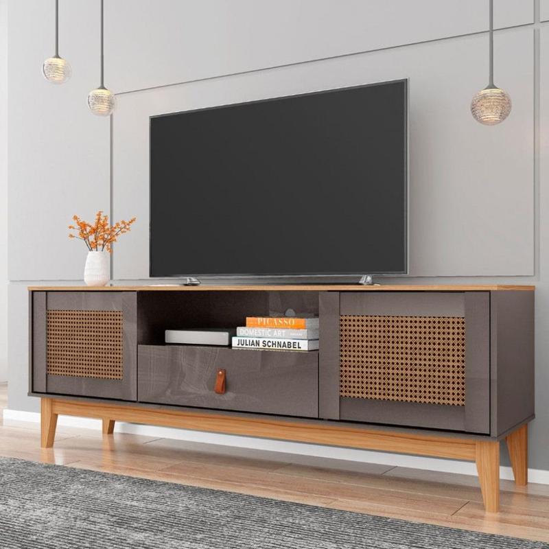 Rack para TV Até 60 Polegadas 2 Portas 1 Gaveta 160cm Esmeralda Casa D - Rack - Magazine Luiza