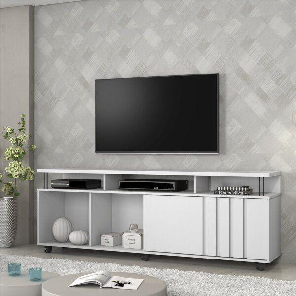 Rack para TV até 72 Polegadas Atraente Candian Jcm Móveis - Rack ...