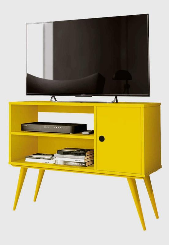 Rack Reale Até 32" Amarelo - EDN - Rack - Magazine Luiza