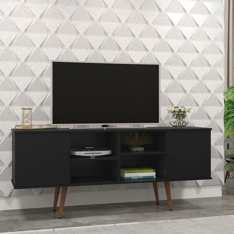 Rack Retrô Para Tv até 46 Polegadas Com 2 portas Estrela Patrimar ...