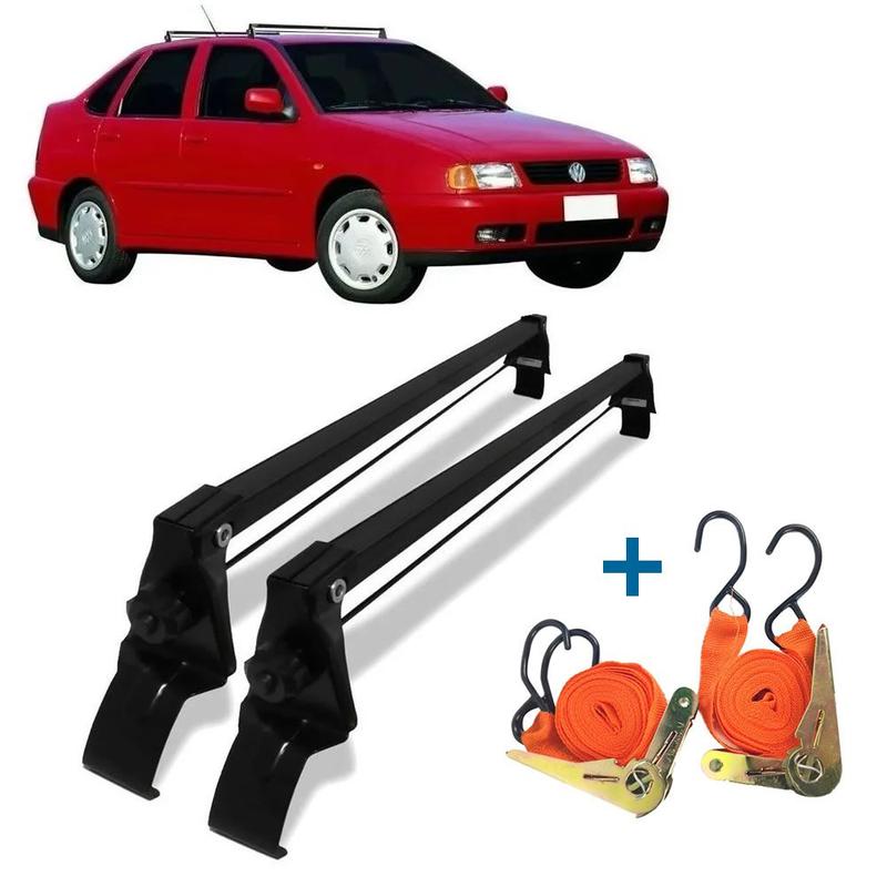 Rack Teto Polo Classic 4 Pts 1995 à 2001 + 2 Cintas Catraca - VHIP ...