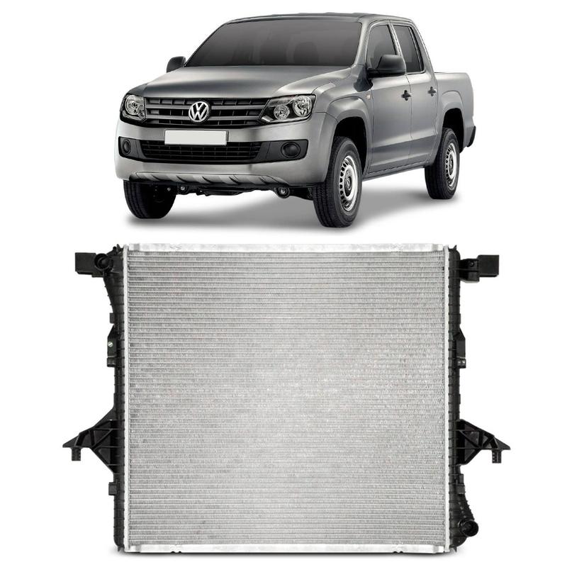 Radiador de Água Amarok 2011 a 2018 2.0 Diesel Automático e Manual sem ...