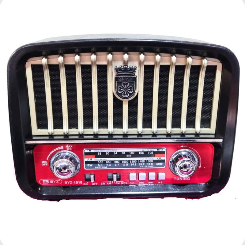 Radio am fm radinho retro moderno blutooth entrada pen drive - Byz ...