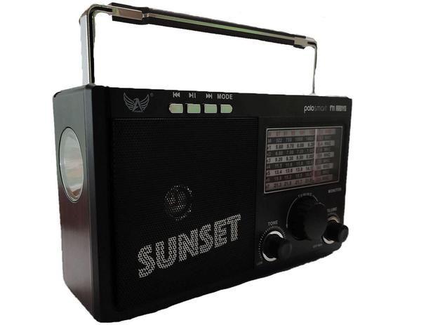 Rádio Bluetooth Rádio Retrô Vintage Recarregável A-6080T Usb Mp3 TF ...