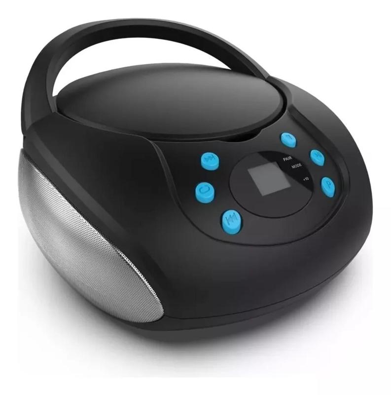 Rádio Boombox Bluetooth Toca Cd Multilaser Mp3 Player Usb Nf - Som ...