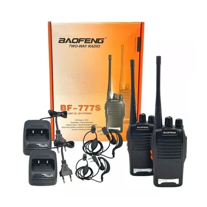 Rádio Comunicador Walk Talk Baofeng Bf 777s Para Mercados Eventos Viagens - 2 Unidades - Walkie ...