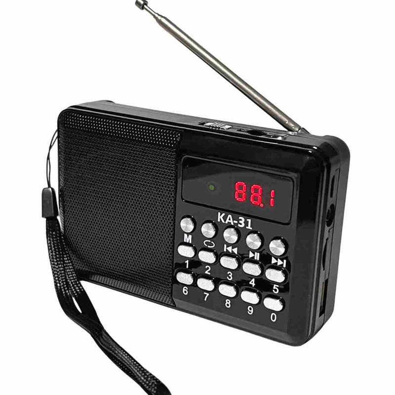 Rádio de Bolso Portátil Digital FM/Bluetooth/Pendrive/MicroSd - Gold ...