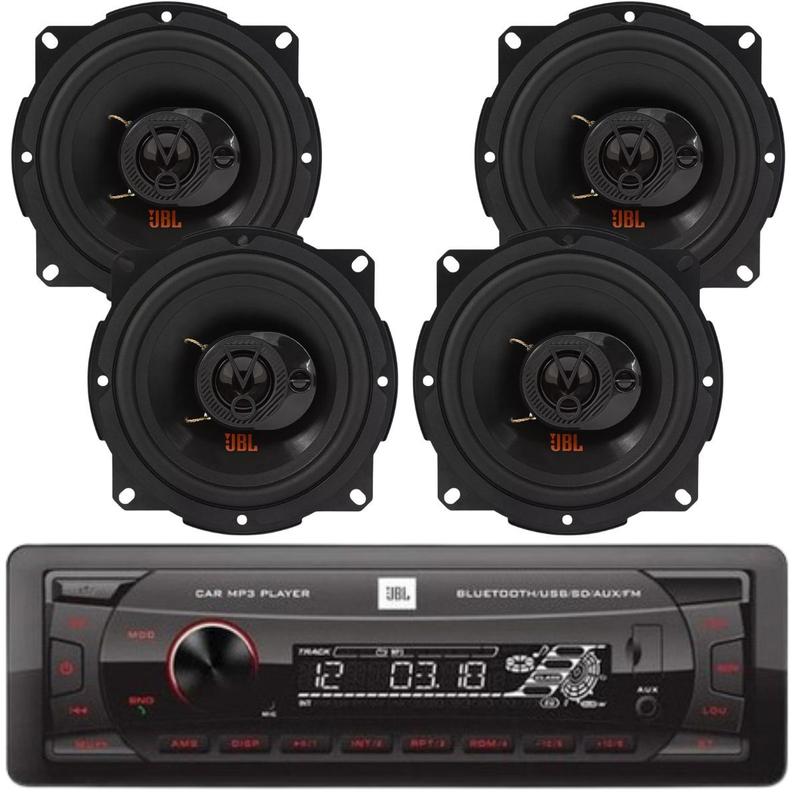 Rádio JBL Celebrity 100 Bluetooth/USB/SD/FM/Auxiliar + 4 Alto Falantes ...