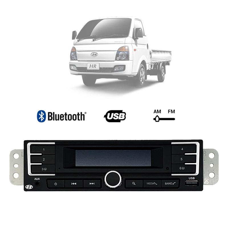 Rádio Mp3 Player Hyundai Hr Oem Original 1din M160brhr - AR70 - Rádio ...