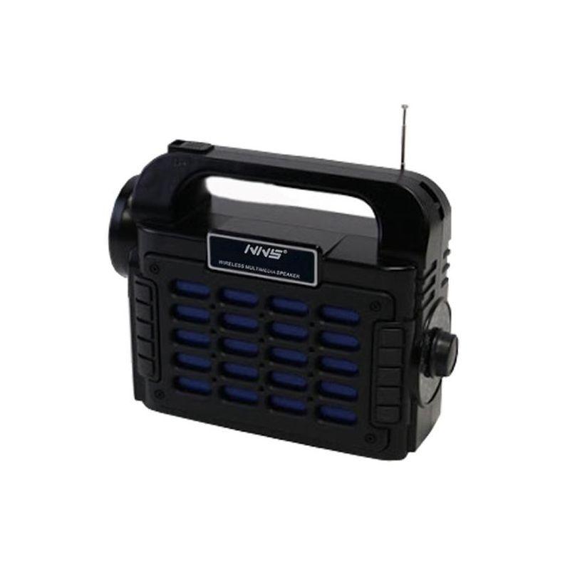 Radio Nns Ns-S208S Am Fm Sw Usb Bt - Vila Brasil - Rádio Portátil ...