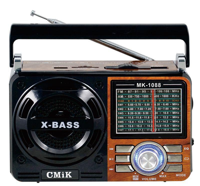 Rádio Portátil Am Fm A Pilha E Energia Usb Recarregável - Easy Case ...