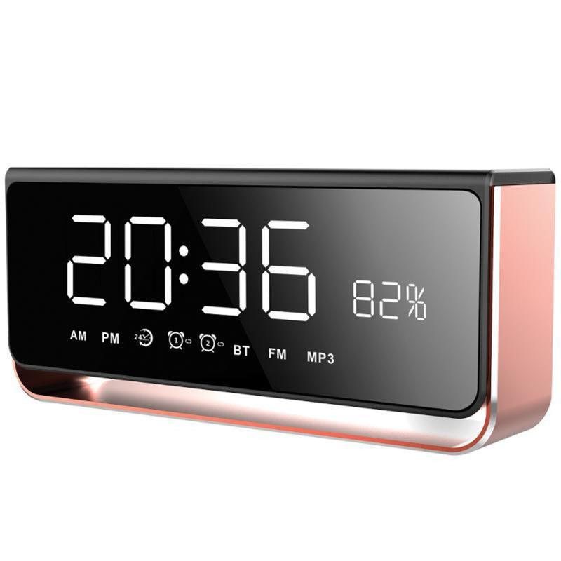 Rádio Relógio Diamond Goldship 1461 Bluetooth Micro SD 10W RMS Rose ...