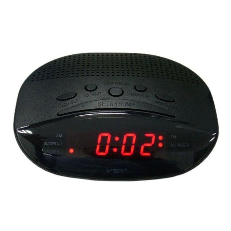 Radio Relogio Digital Am / Fm Despertador Alarme Vst-908 - Rádio ...