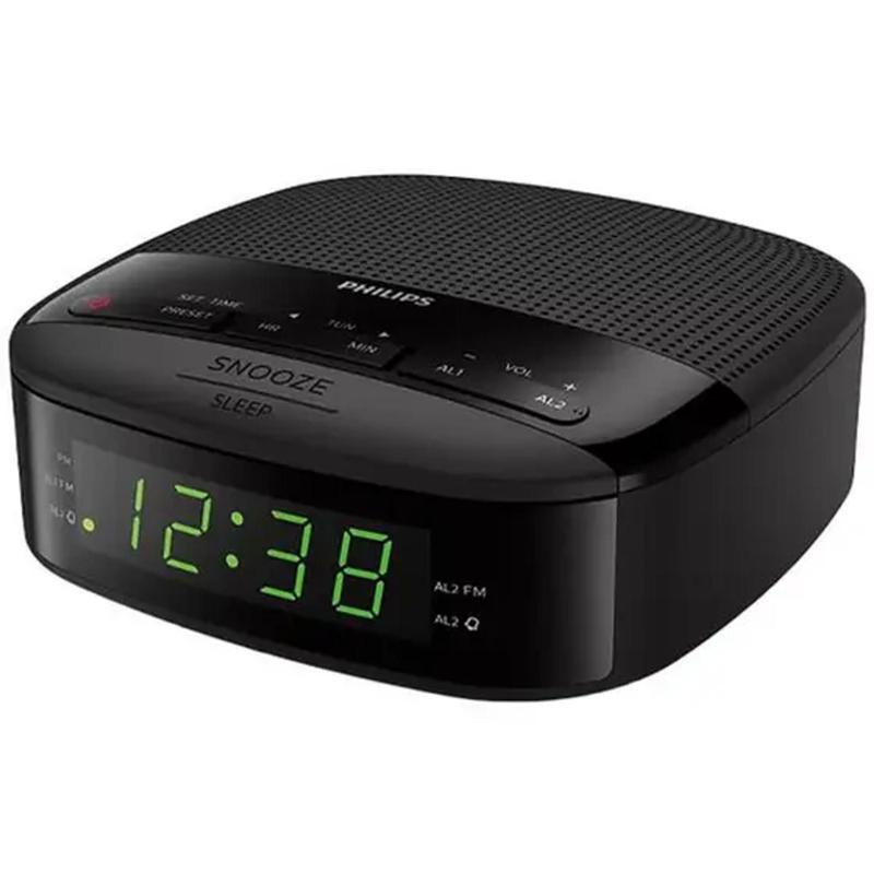 Rádio Relógio Philips TAR3205 / 37 com FM Bivolt - Preto - Rádio ...