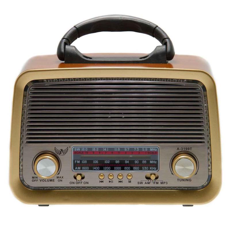 Rádio Retro Altomex A-3199T Bluetooth AM-FM MP3 USB AUX - Rádio ...