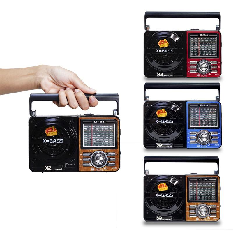 Radio Retro Vintage Com Bluetooth Fm Am Mp3 Alta Sensibilidade ...