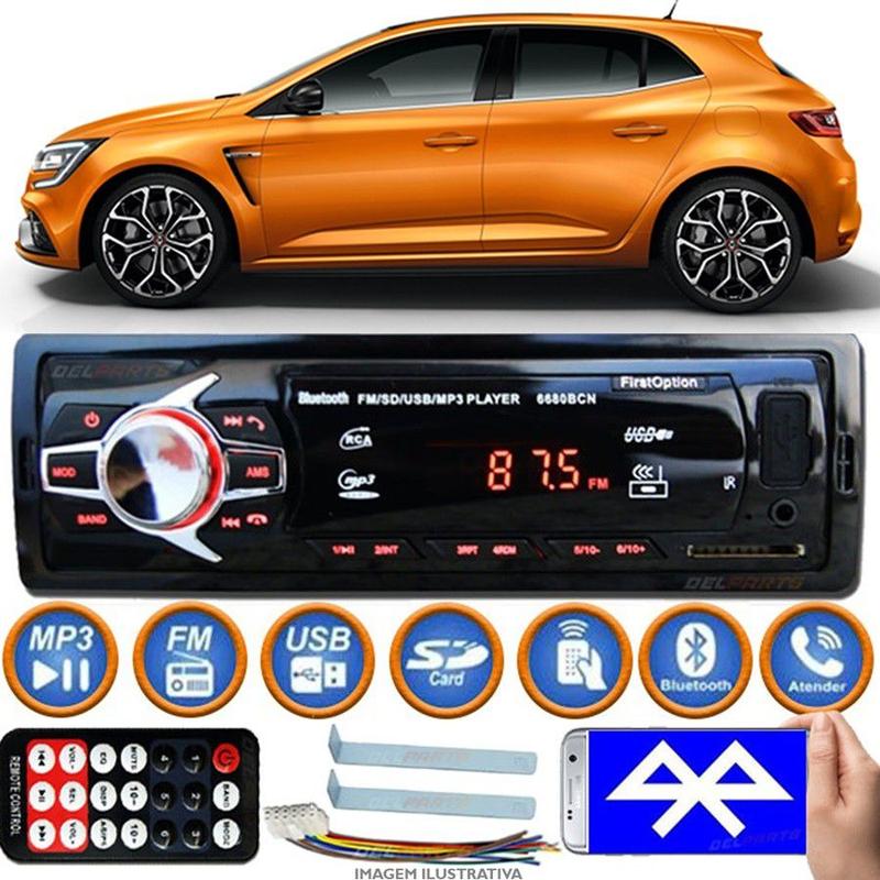 Rádio Som Automotivo Mp3 Bluetooth Pendrive Renault RS - First Option ...