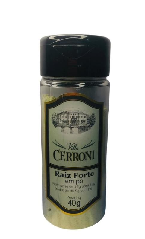 Raiz forte em pó Villa Cerroni 40g - Temperos para Culinária Oriental ...