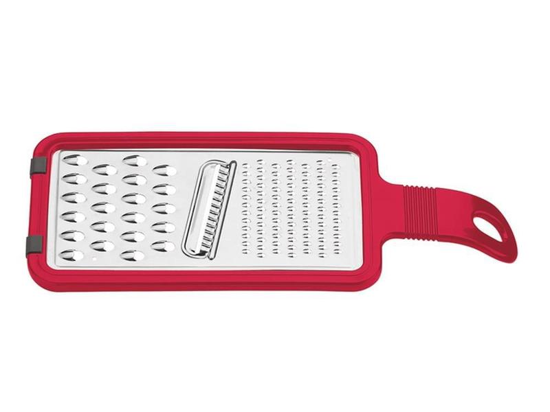 Ralador easy vermelho lamina de aco inox e cabo de abs com pes de ...