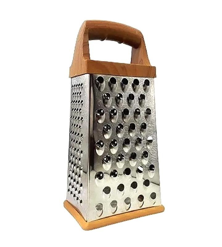 Ralador Universal Casambiente Inox com Madeira com 4 Faces 8cm ...
