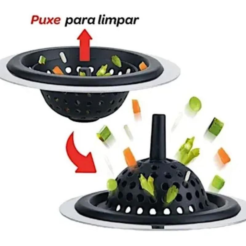 Ralo de pia silicone e inox - Chen - Ralo de Pia - Magazine Luiza