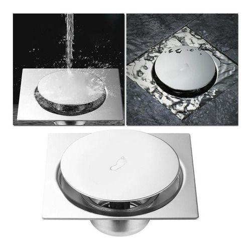 Ralo Inteligente Para Banheiro Lavanderia Em Inox 15 X 15 Cm - Logos ...