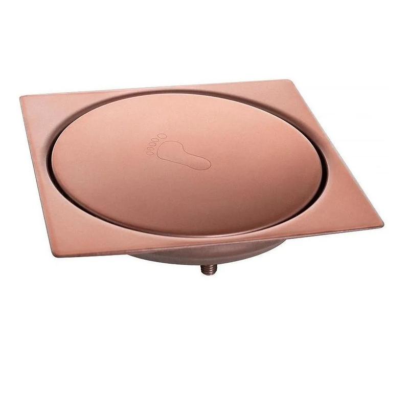 Ralo Inteligente Sistema Clic 15x15 Inox Para Banheiro Rose - SOFT INOX ...